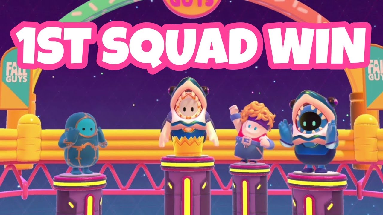 Fall Guys Season 4 Squad Team 1st Victory - YouTube