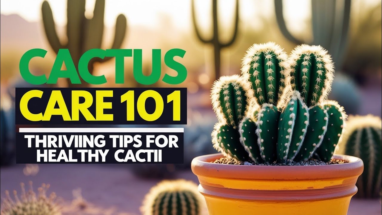 Cactus Care 101: Thriving Tips for Healthy Cacti - YouTube