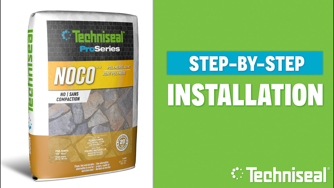 NOCO for No Compaction Joints | Step-by-Step Flagstone Installation ...