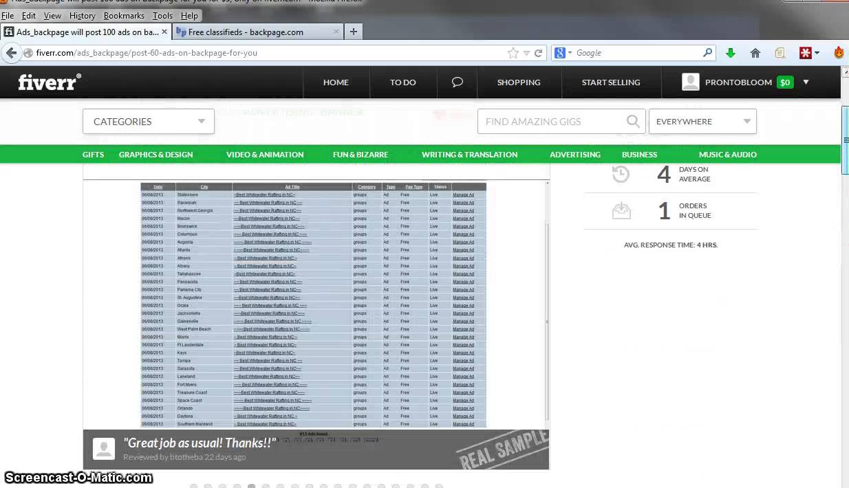 Backpage Classifieds - Low Cost Outsourcing - YouTube