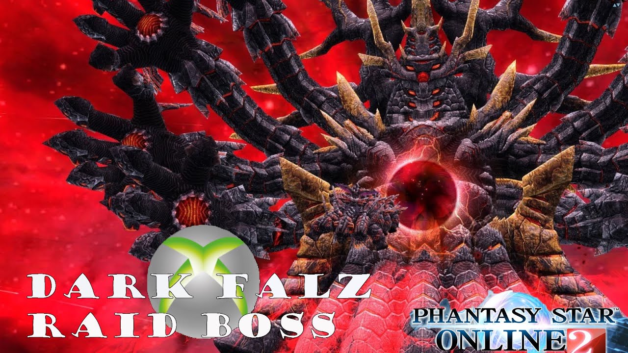 PSO2 Xbox One Closed Beta Falz Full Boss Fight! - YouTube
