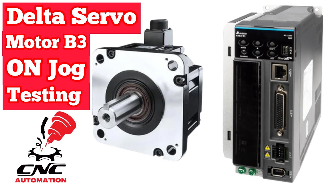 How to Run Delta B3 Servo on jog Mode | Delta Ac servo Motor on jog ...