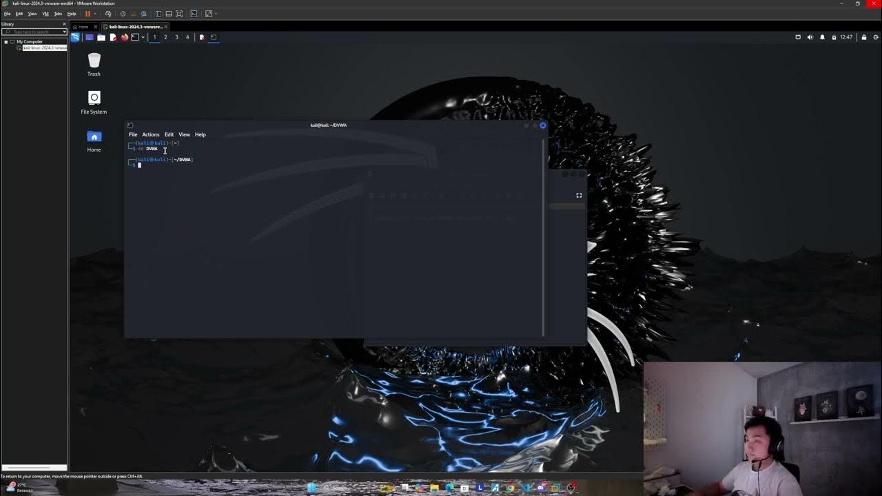 Simulasi SQL Injection dengan SQLMAP di kali linux dengan target DVWA # ...