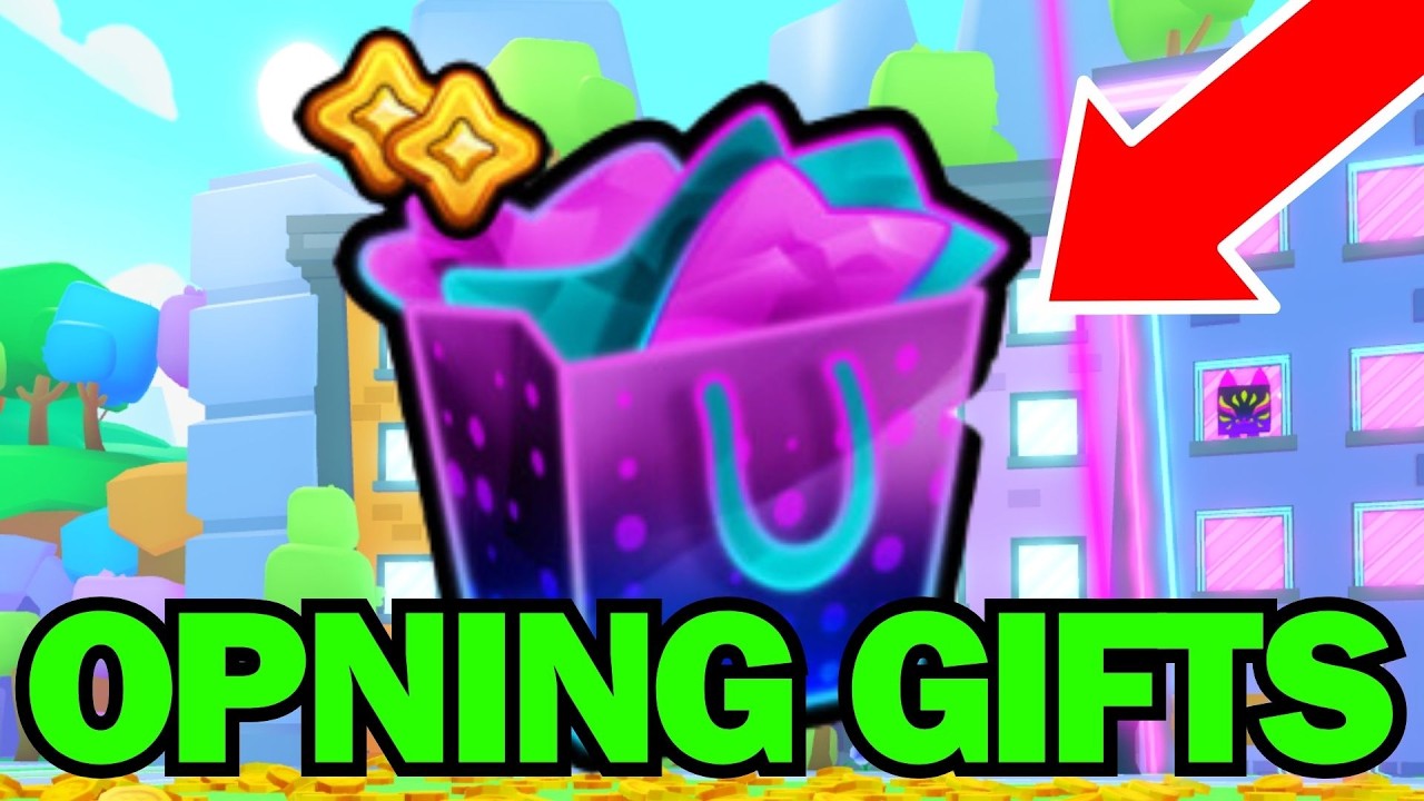 I Opened Tons Of The New Rave Gifts In Pet Sim 99 - YouTube