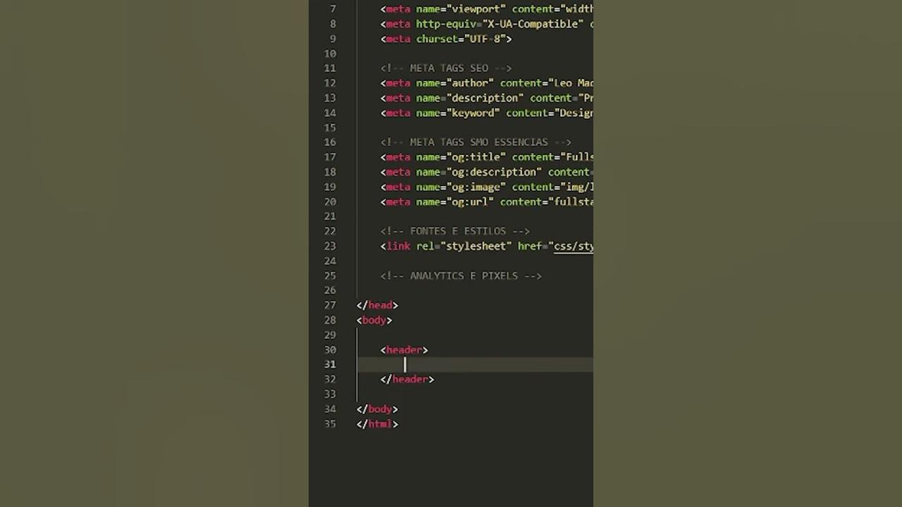 HTML para Iniciantes - Como Criar Tags e Comentar #html #css # ...