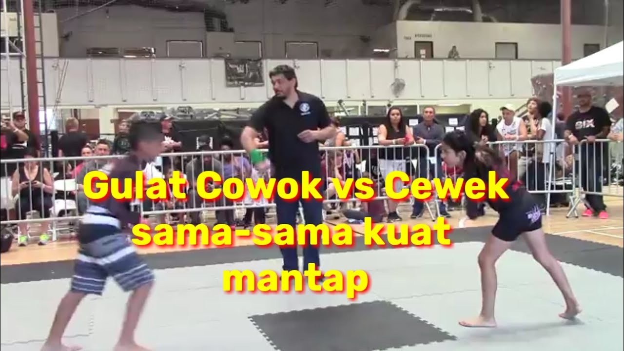 Gulat Cowok vs Cewek seru! sama-sama kuat mantap #shorts - YouTube