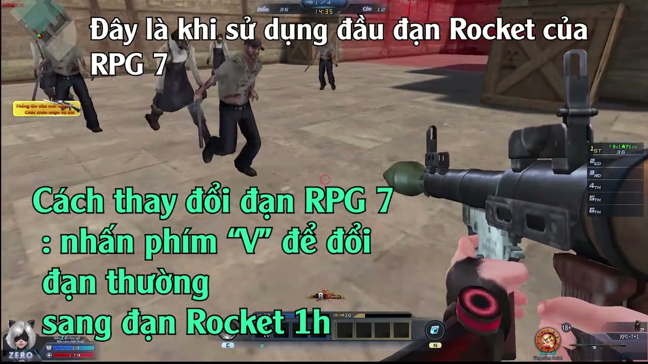 Cơ bản RPG Truy Kích | Đạn thường và đạn Rocket cái nào ngon ? (RPG 7) - YouTube