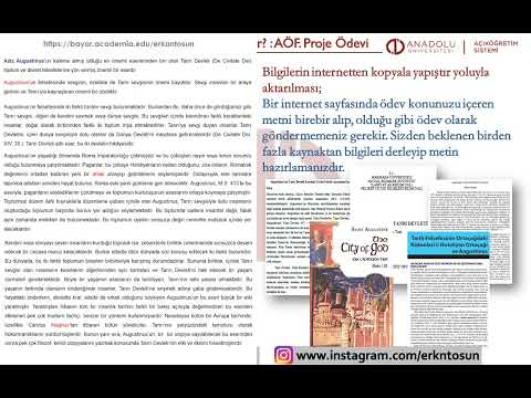 Proje ödevinin geçersiz sayılacağı haller nelerdir?: AÖF.  Proje Ödevi