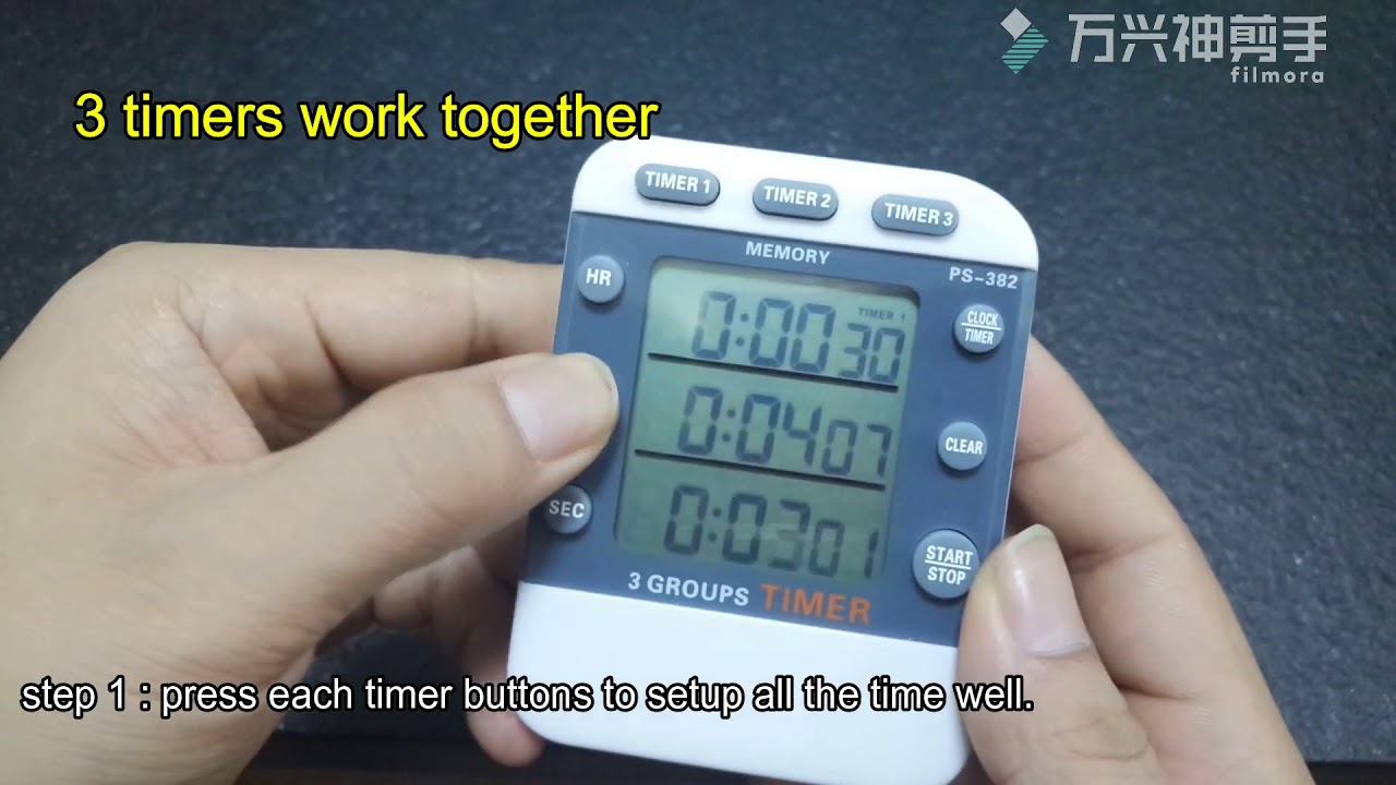 Samshow three channel timer user's guide - YouTube