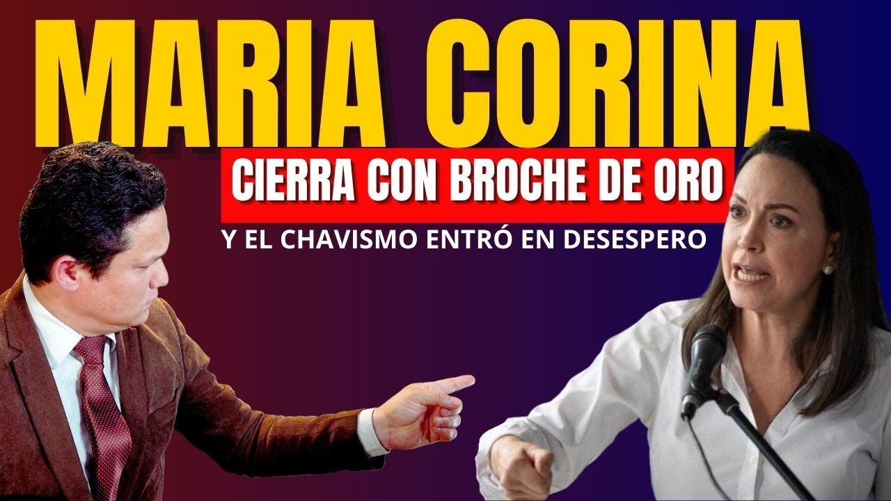 MARIA CORINA CIERRA CON BROCHE DE ORO Y EL CHAVISMO SACÓ LAS ESPUELAS A DOS DÍAS DE LA PRIMARIA ...