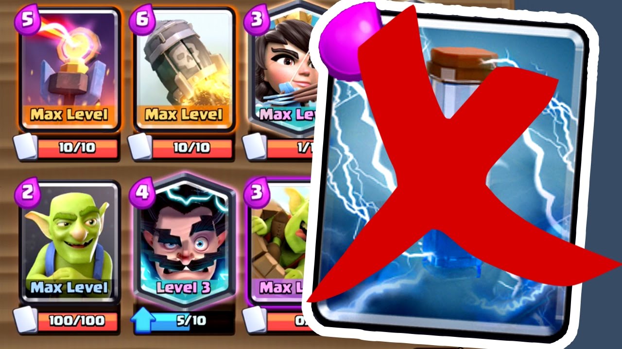 Clash Royale - R.I.P. Zap! Spam Decks = OP - YouTube