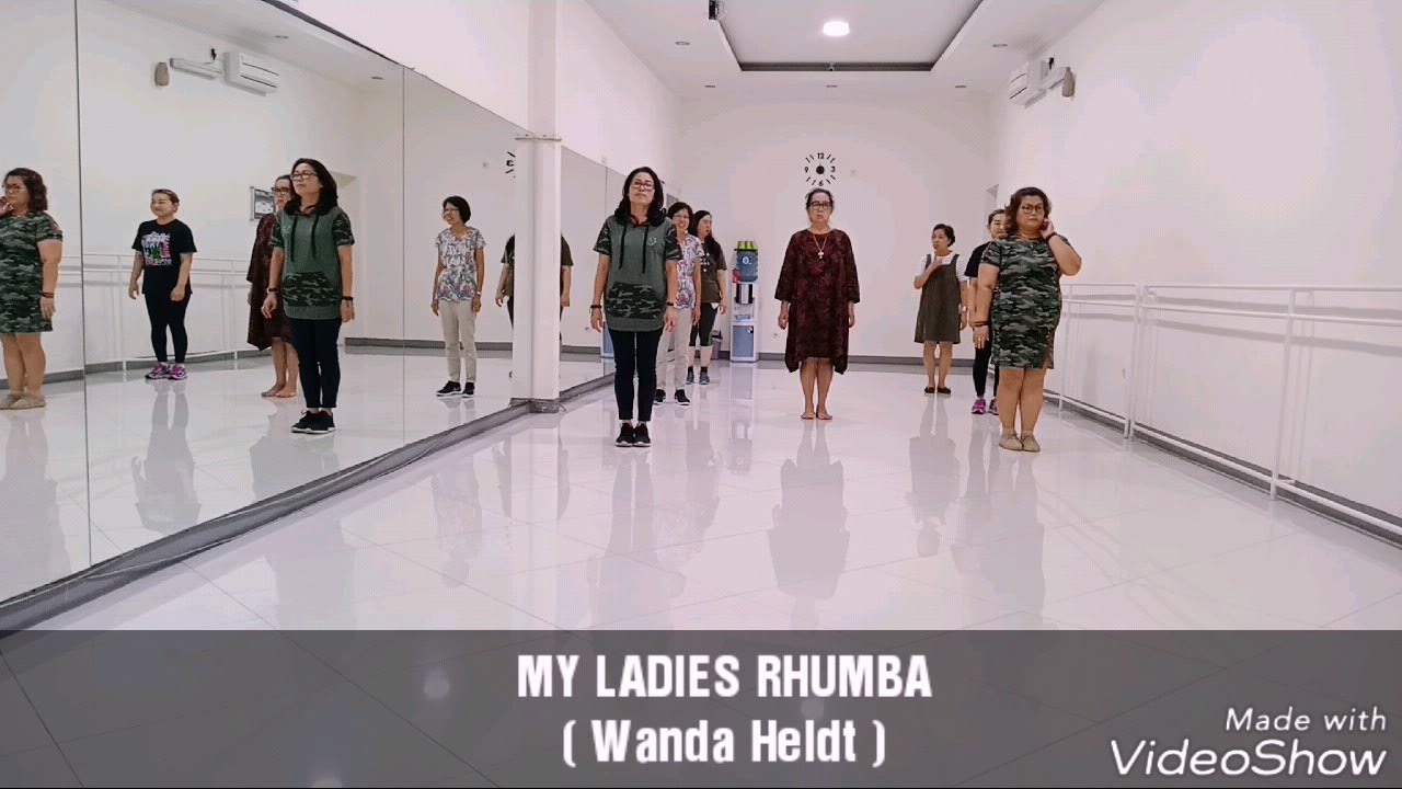 MY LADIES RHUMBA - line dance - YouTube