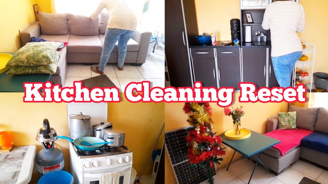 kitchen cleaning motivation, cleaning reset, clean with me (VLOGMAS ...