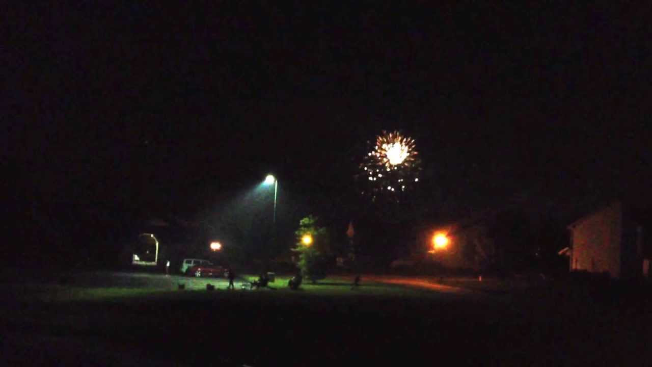 2013 July 4 Neighborhood Fireworks - YouTube