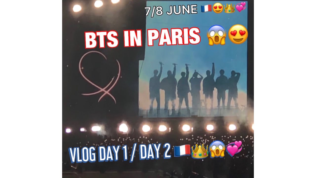 BTS CONCERTS IN PARIS 2019 DAY1 & DAY2 😍💜 + BTS POP UP STORE 💜 - YouTube