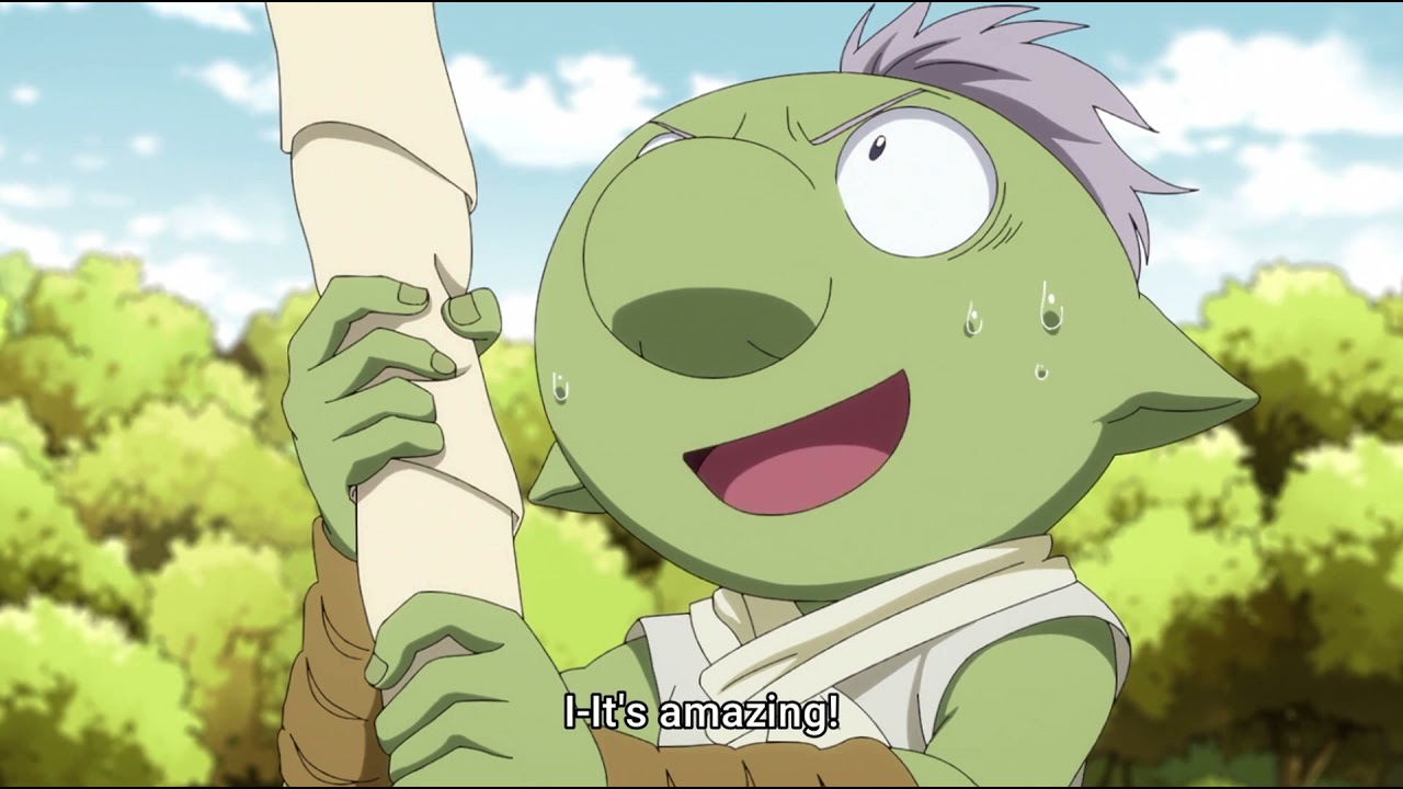 Gobta obtains a godly weapon - YouTube