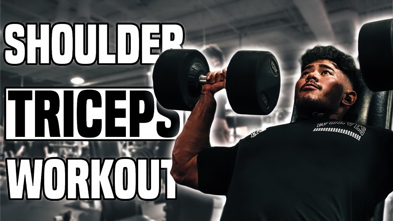 Workout Walkthrough: How I Train Shoulders and Triceps for Maximum ...