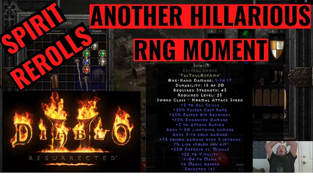 Diablo 2 Resurrected. D2R Online Another Crazy/Funny RNG Moment ...