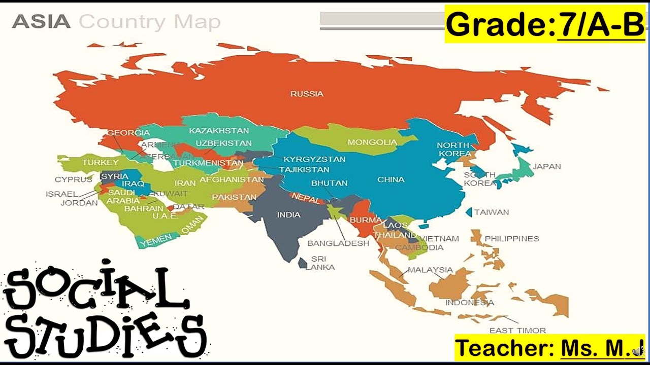 ASIA'S NATURAL RESOURCES- Grade 7/AB- December 9 - YouTube