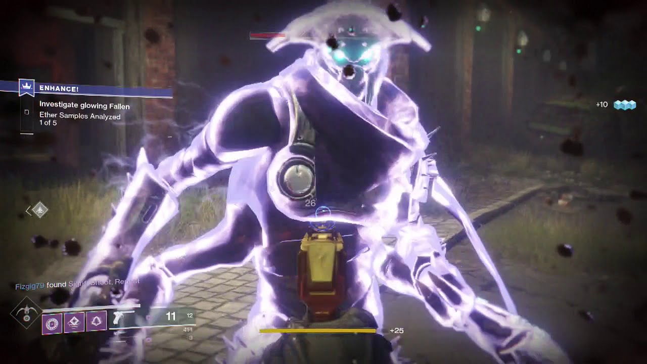 Destiny 2 Investigate Glowing Fallen Enhance Mission - YouTube