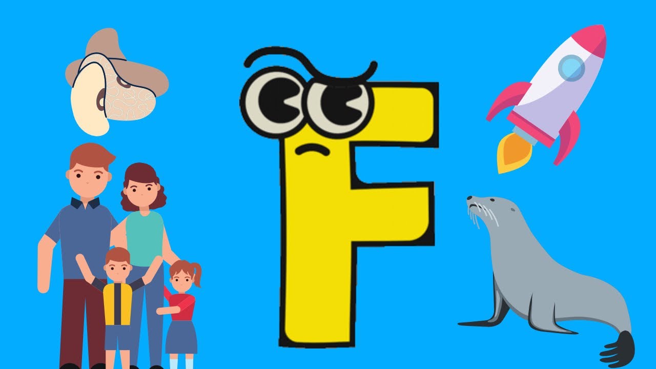 Letra F - Desenho infantil -Desenho do alfabeto- MUND KIDS - YouTube