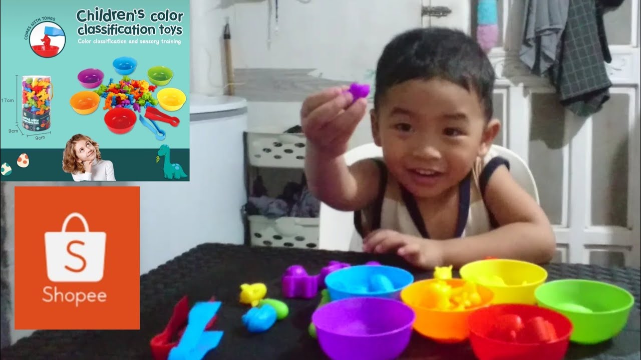 Children's color classification toy - YouTube