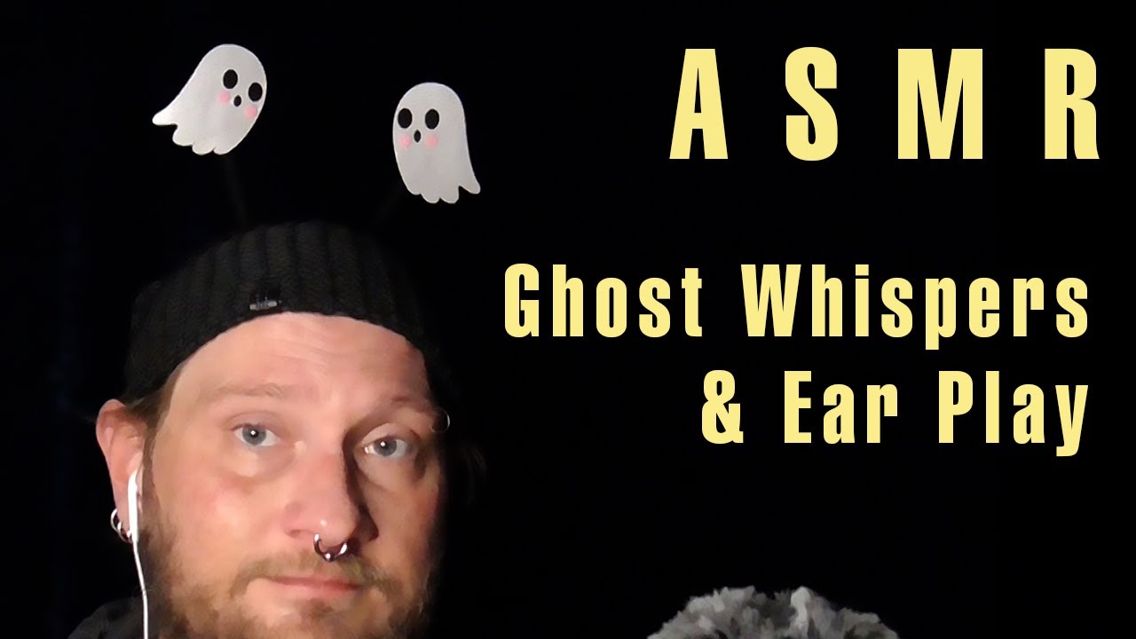 HALLOWEEN ASMR 👻 Ghost Plays With Your Ears 🦇 Inaudible Whispers & Ear ...