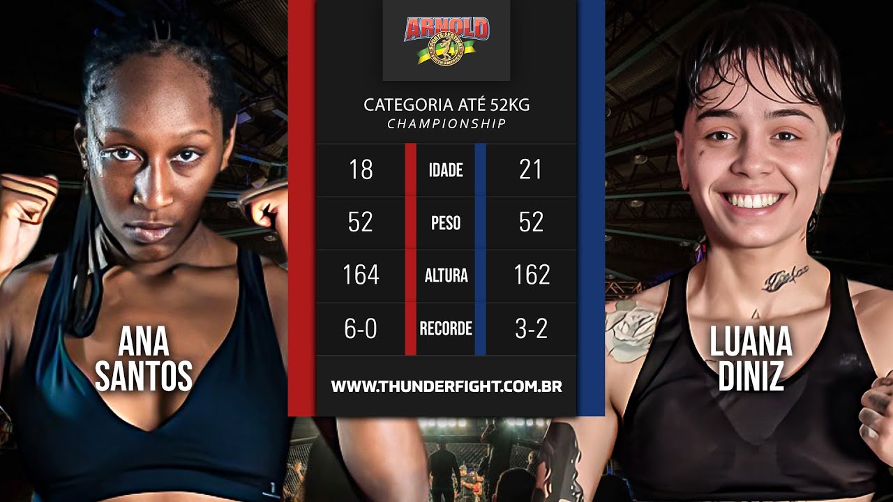 Luta Completa | Ana Santos vs. Luana Diniz | MMA Feminino até 52kg ...