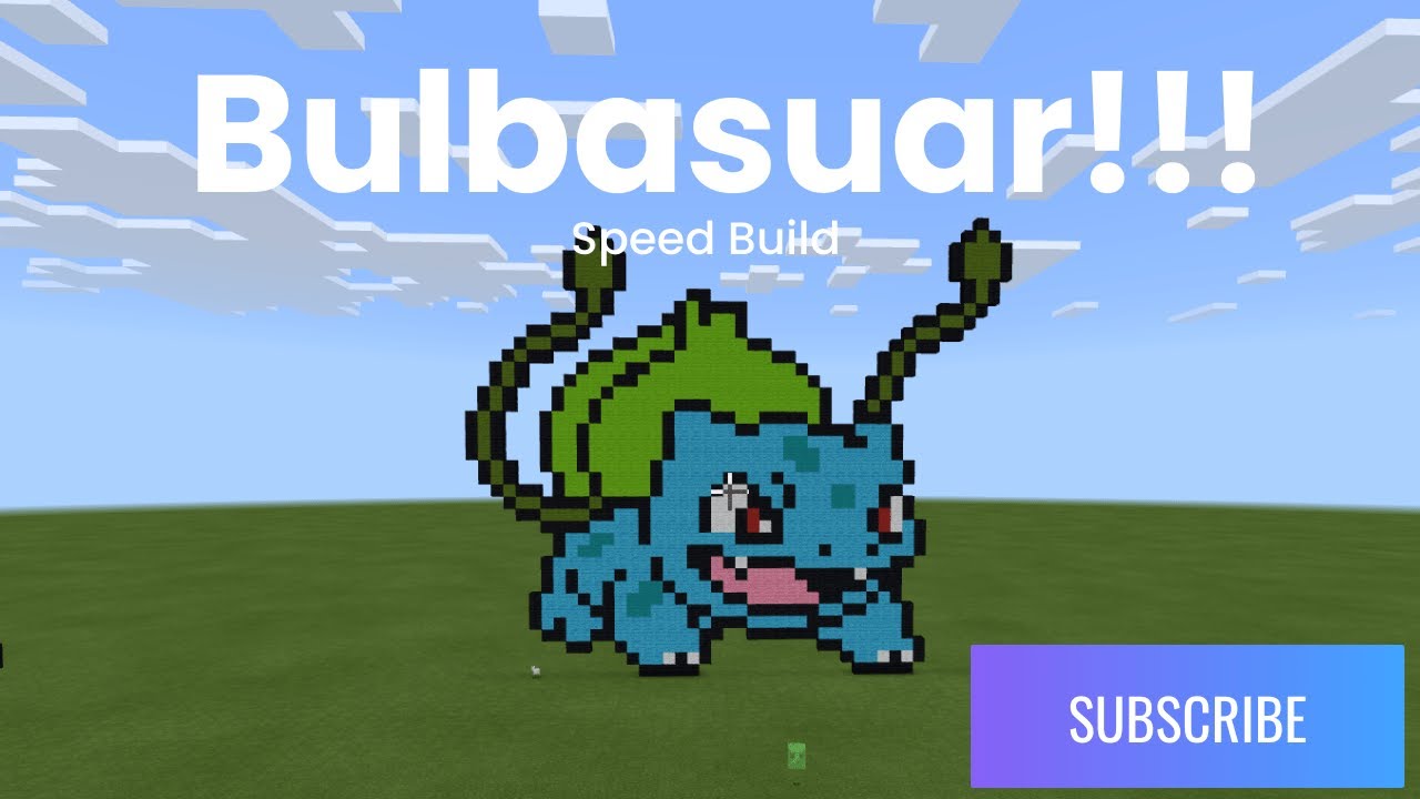 Bulbasuar Speed Build!!! (Minecraft) - YouTube