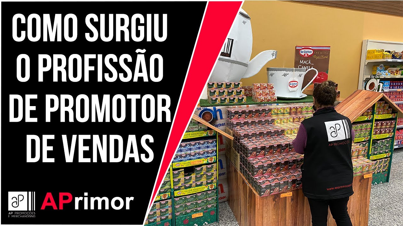 História do surgimento da profissão do promotor de vendas. - YouTube