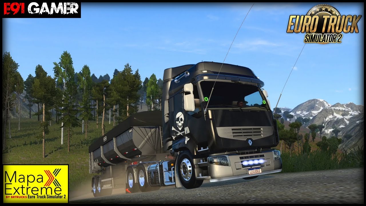 ETS 2: Mapa Extreme | Renault Premium: Palmira - Rochedo - YouTube