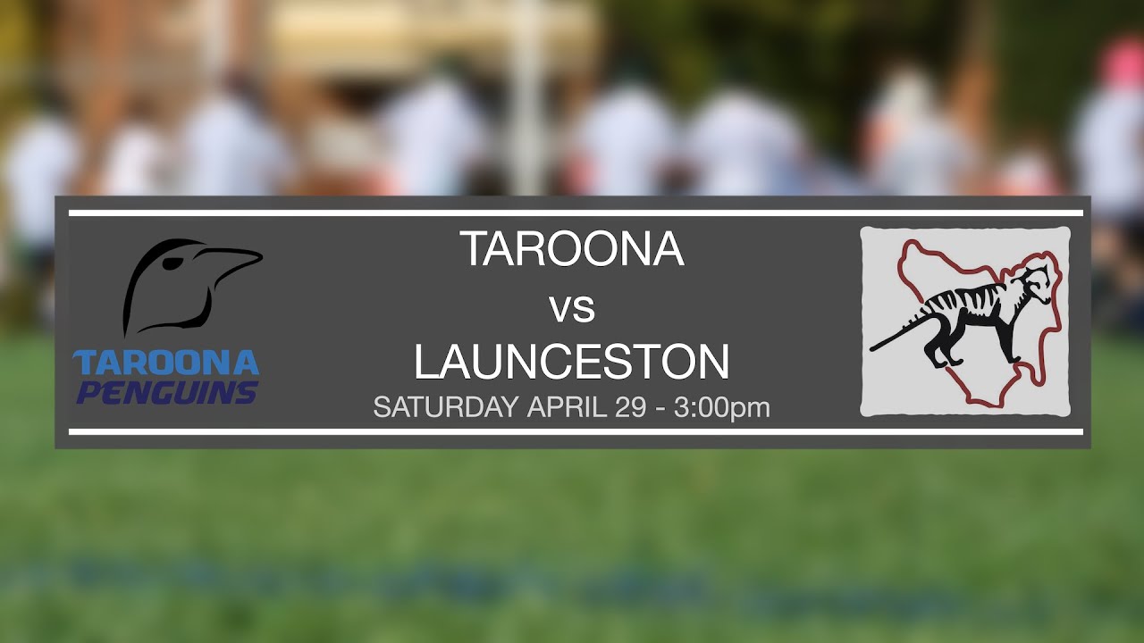 Taroona v Launceston | Round 1 - Premiership Division 1 | Tasmanian ...