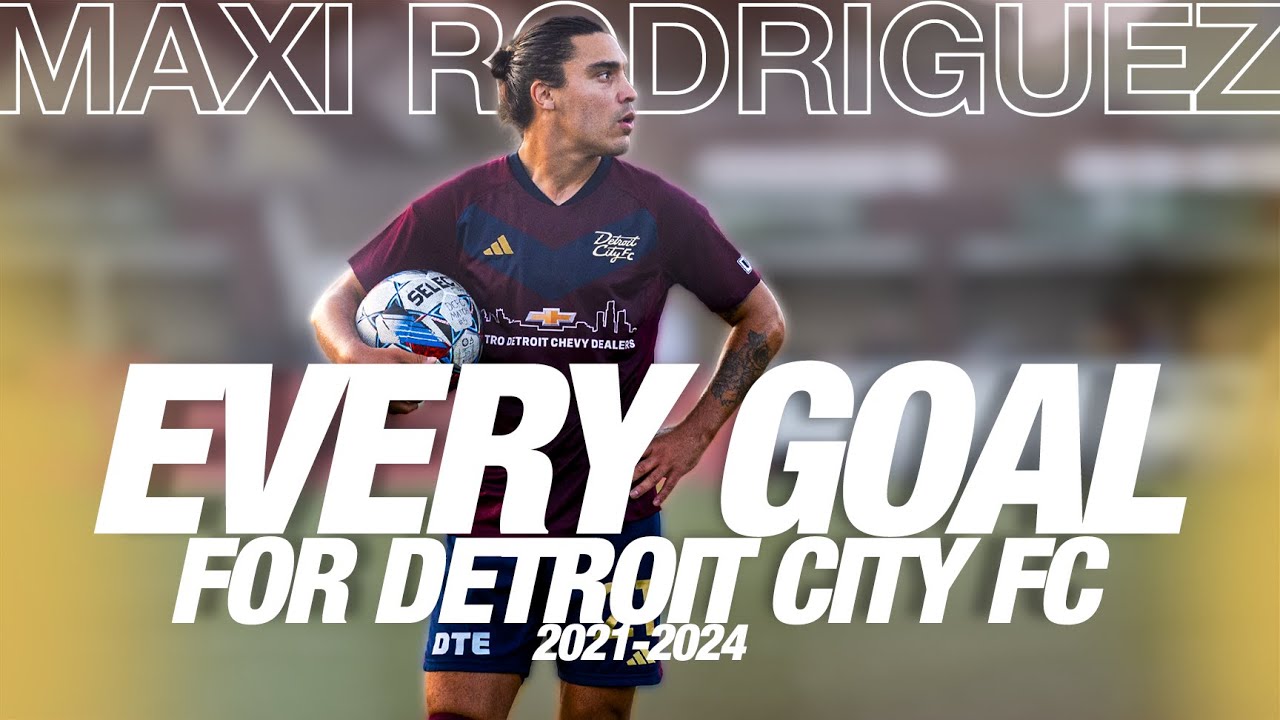 EVERY Maxi Rodriguez Goal Scored for Detroit City FC - YouTube