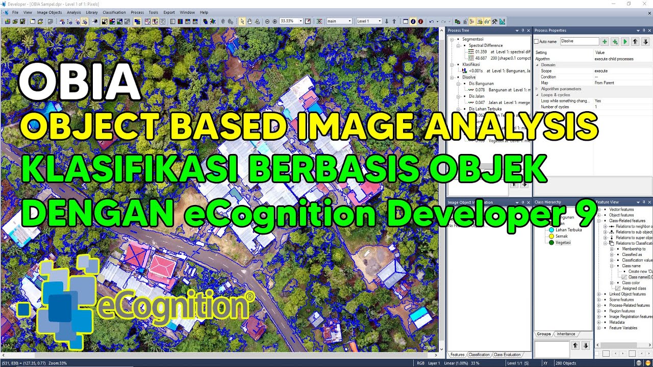 Klasifikasi Berbasis Objek (OBIA) dengan eCognition Developer - YouTube