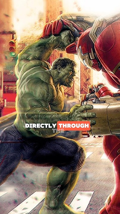 😱😨Iron Man Beat Hulk by Stabbing Him Through the Eye😱😧 #shorts #shortsfeed #marvel #mcu #rdj #dc ...