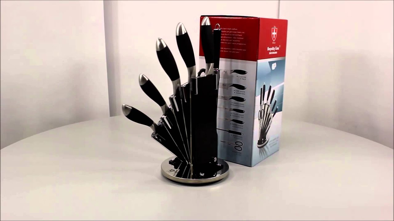 Royalty Line 8 pcs Knife Set RL-KSS800 - YouTube