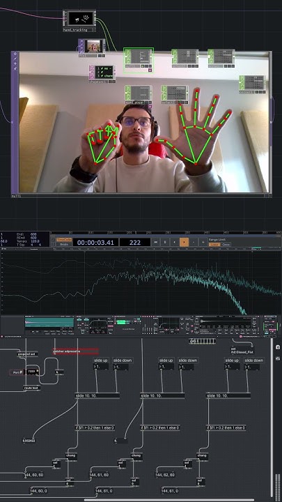 Touchdesigner / Ableton / Max for live hand tracking to glitch music ...