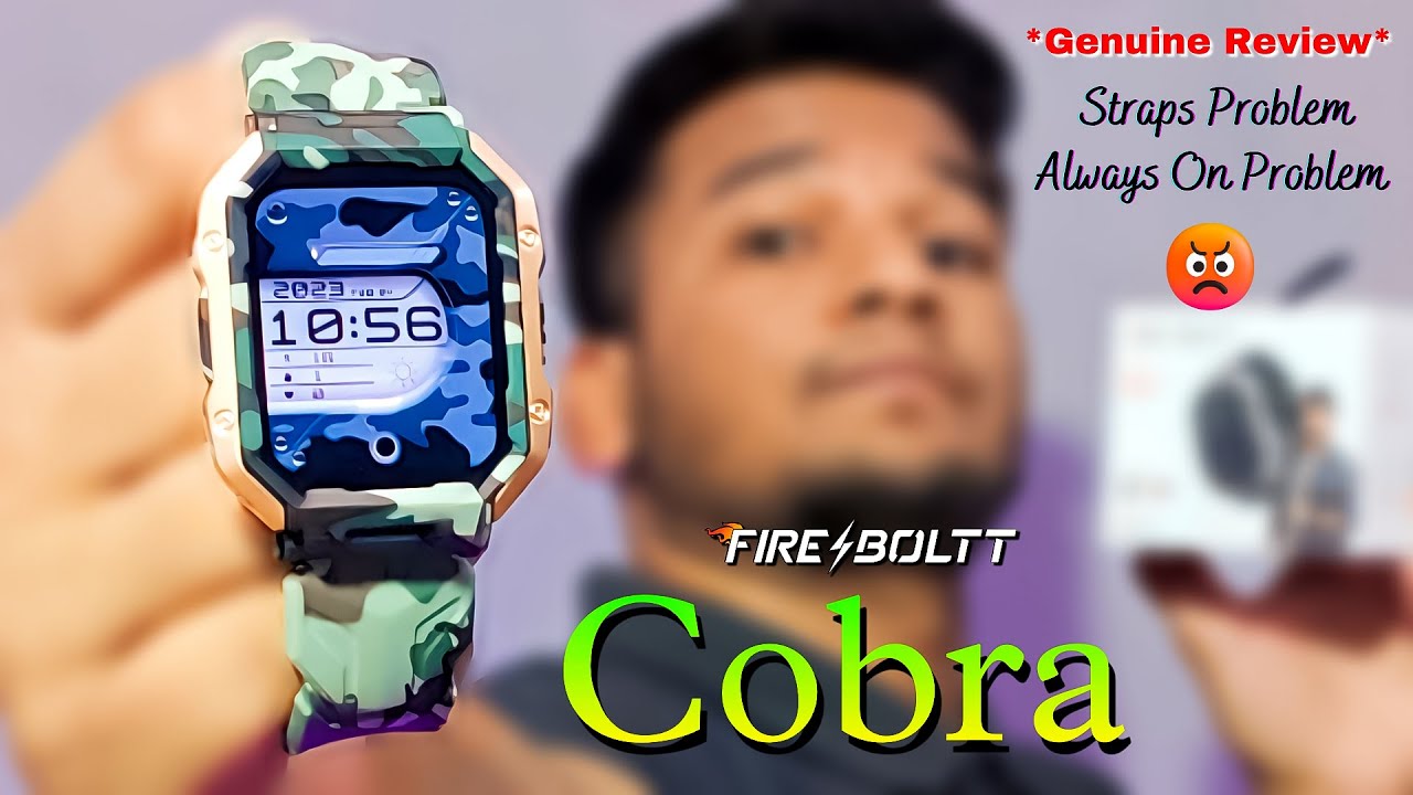 Fire Boltt Cobra Smartwatch Unboxing and Review ⚡ Fire Boltt Cobra ...