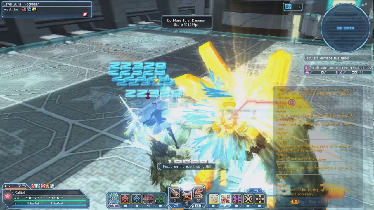 [PSO2] NA Bouncer damage test - YouTube