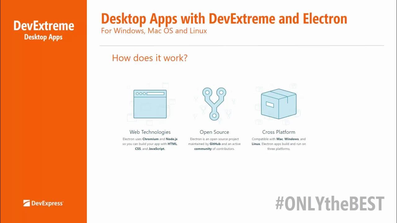 Building Desktop Apps for Windows, Mac OS and Linux with DevExtreme - YouTube