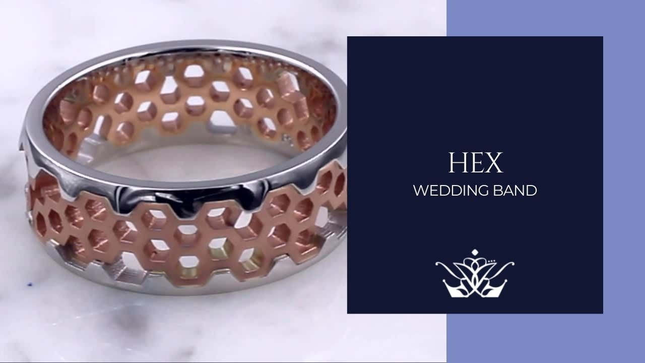 Hex Wedding Band - YouTube