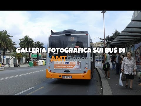 Gli Autobus di AMT Genova - YouTube