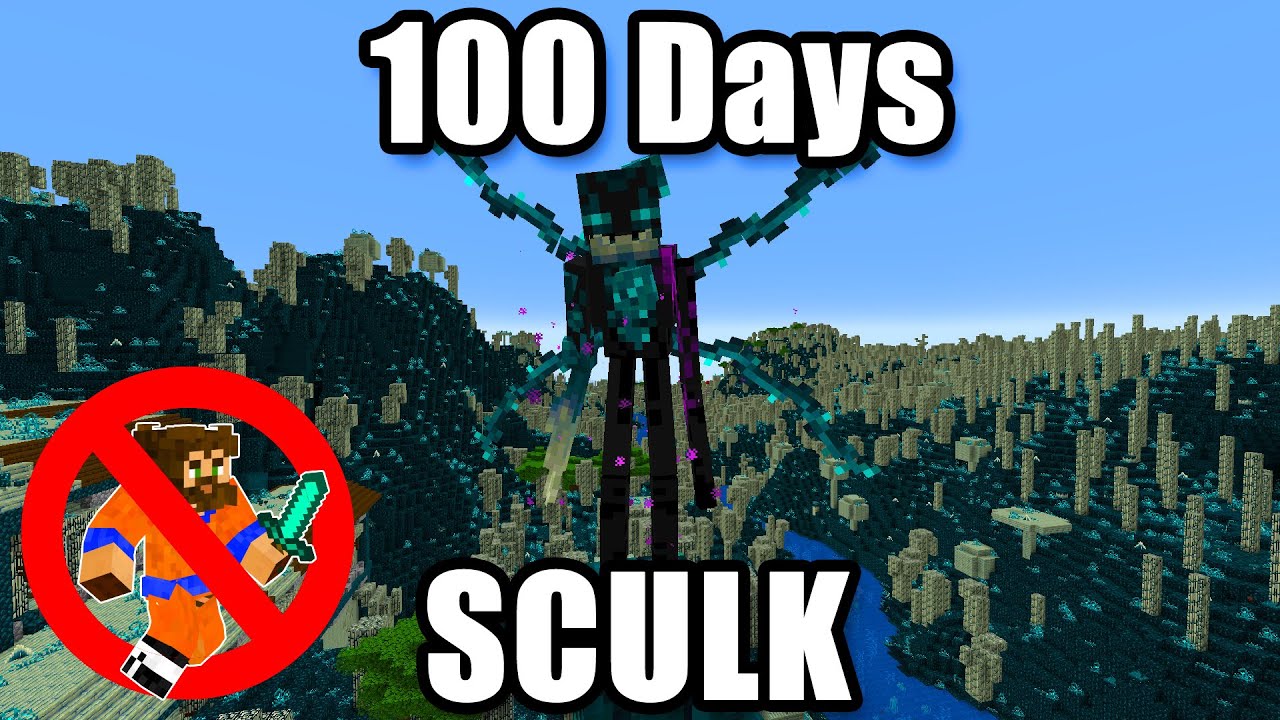 What Happen if you let the Sculk Horde Mod infect for 100 Days - YouTube