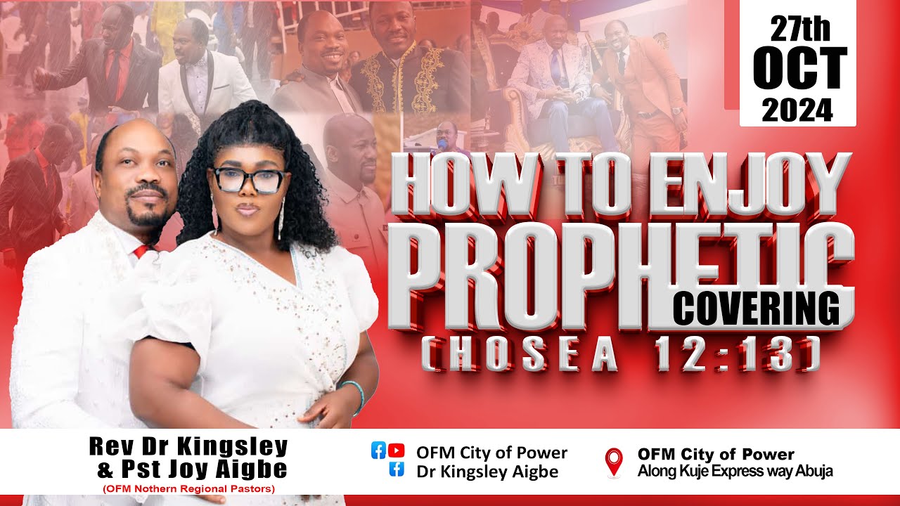 Prophetic Covering Service (27th Oct, 2024) With Rev Dr Kingsley & Pst Joy Aigbe I| Get ...