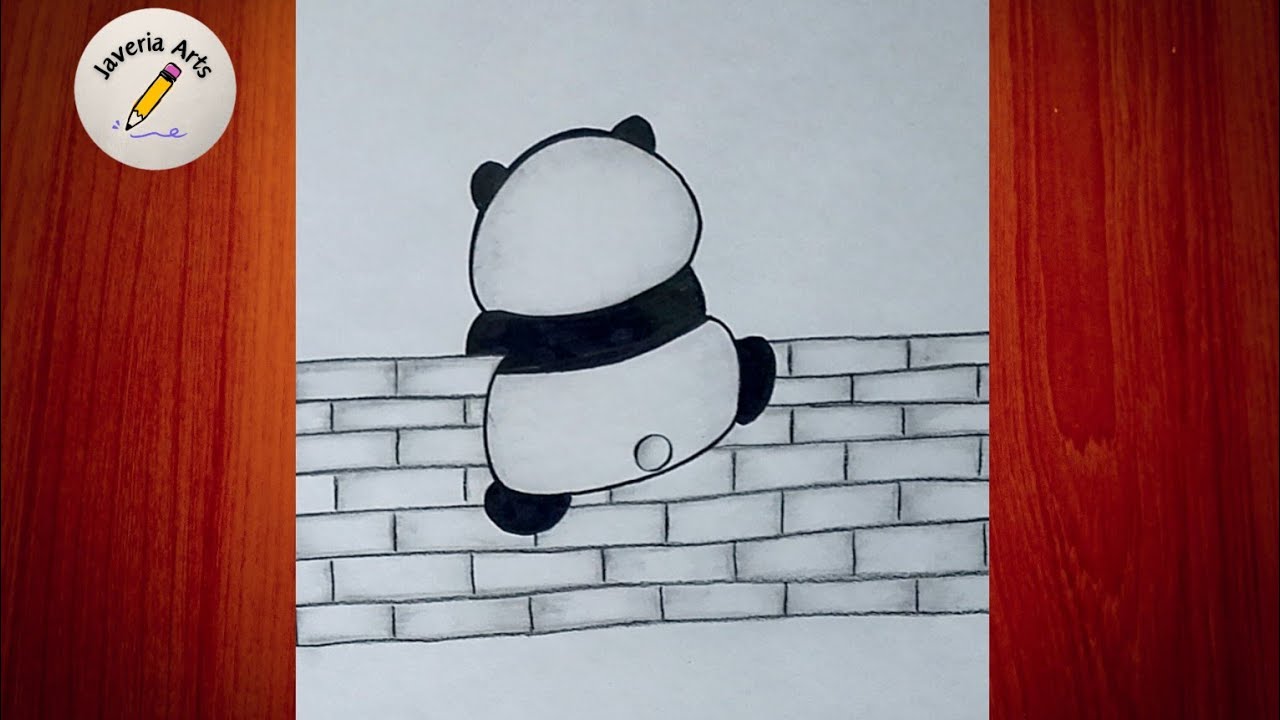 How to draw a panda easy - Easy panda drawing - Pencil drawing easy ...