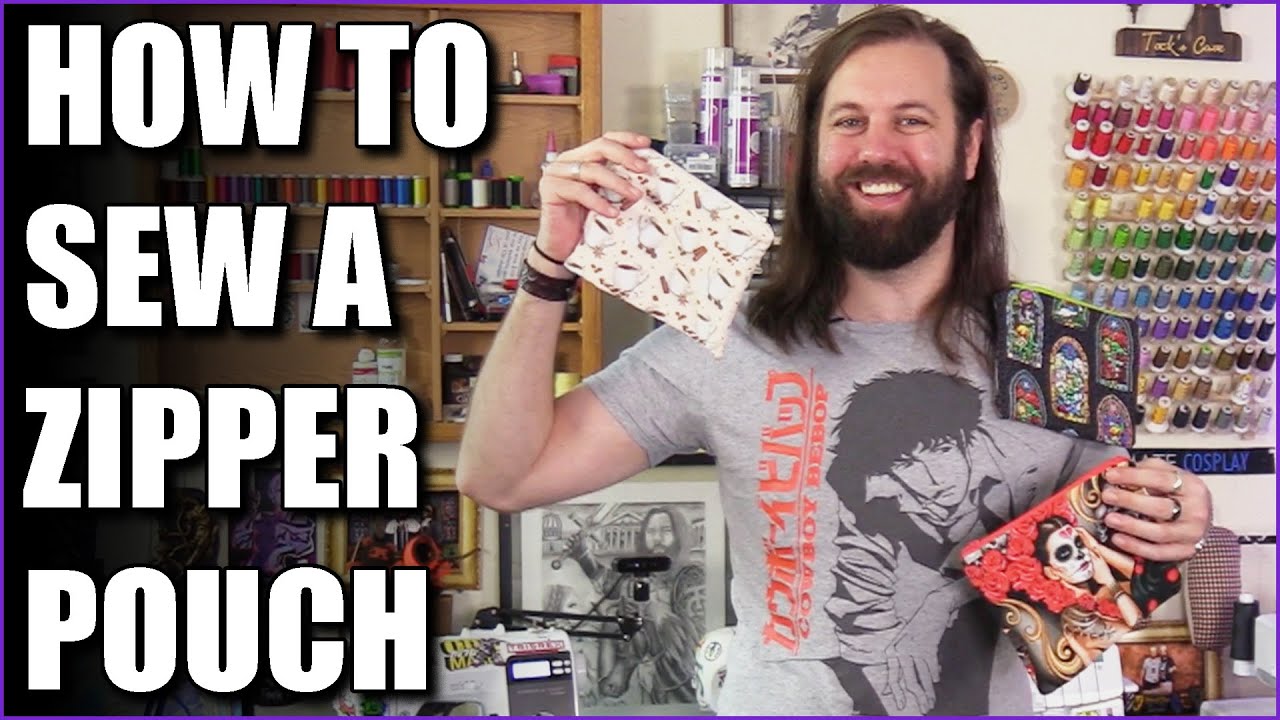 How To Sew A Zipper Pouch - Tock Custom Sewing Tutorial - YouTube