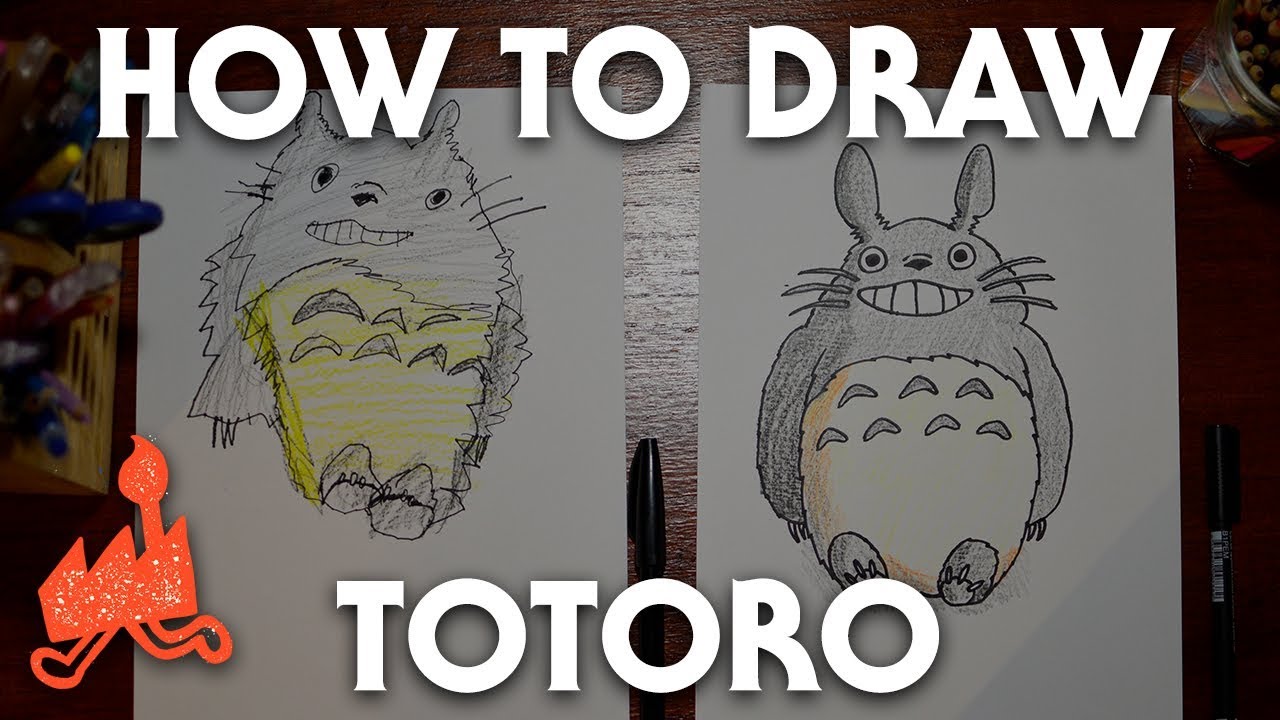 How to Draw TOTORO - YouTube