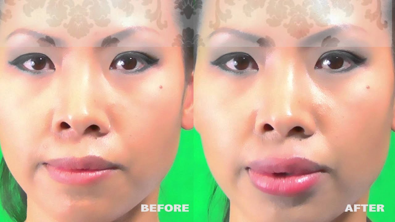 How To Make Your Lips Symmetrical - YouTube
