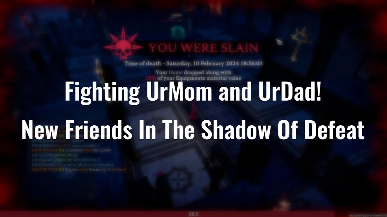 Fighting UrMom And UrDad! New Friends In The Shadow Of Defeat - YouTube