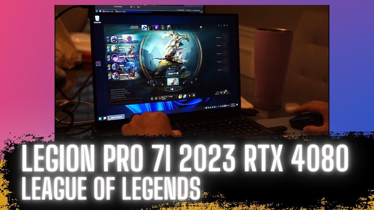Lenovo Legion Pro 7i RTX 4080 League of Legends Gaming Review - YouTube
